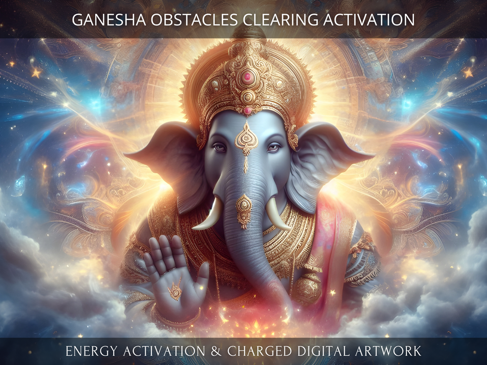 Ganesha Obstacles Clearing Energetic Activation – Blisstatic.com
