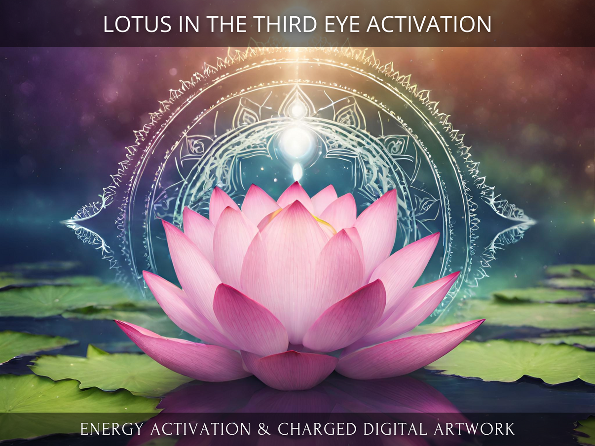 Lotus in the Third Eye Activation – Blisstatic.com